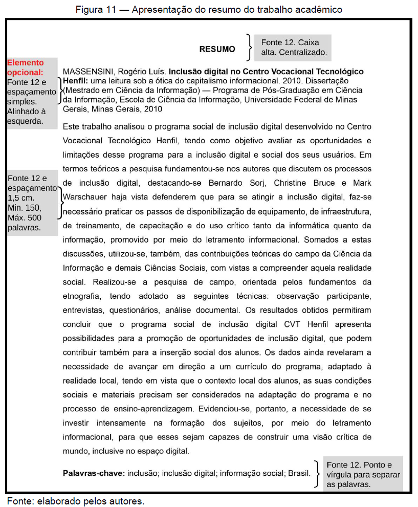 Resumo Na Língua Vernácula - RETOEDU Resumo Na Língua Vernácula - RETOEDU